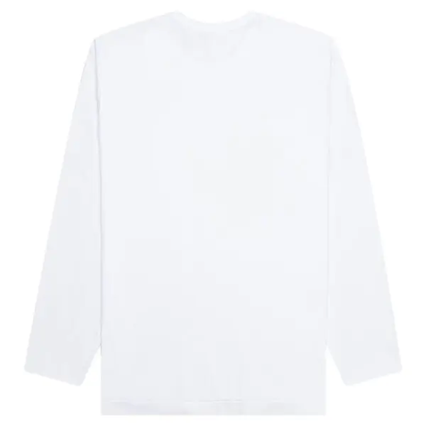 Play Comme Des Garcon Ss25 Small Heart Long-sleeve T-shirt - White