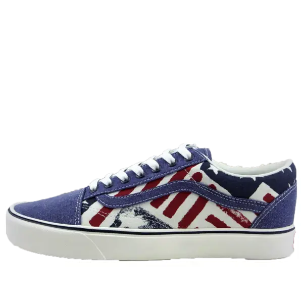 VANS Old Skool Lite Sneakers - Blue/white/red