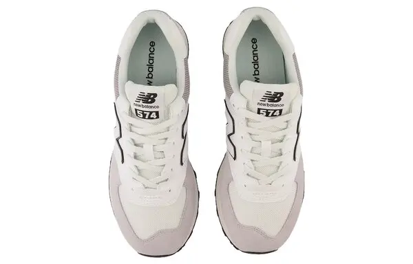NEW BALANCE 574 Athletic Sneakers - Grey/white