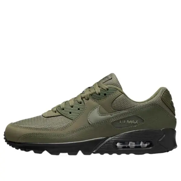 Nike Max 90 'reflective Swoosh Medium Olive - Medium Olive/black/cargo Khaki
