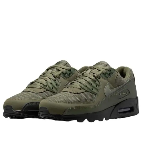 Nike Max 90 'reflective Swoosh Medium Olive - Medium Olive/black/cargo Khaki