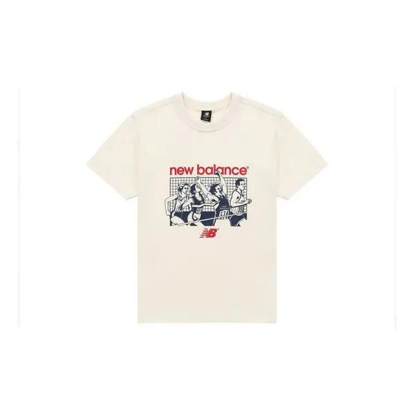 NEW BALANCE Athletics 90asia Sizing 's Graphic T-shirt 'white Blue - White/blue