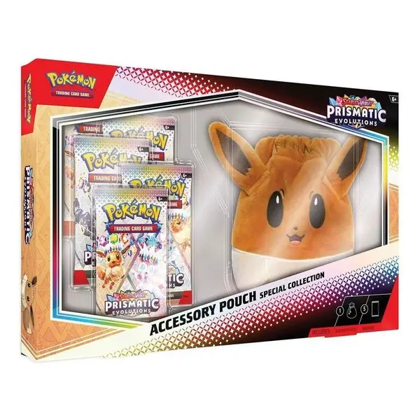 POKEMON Card Eng. 2025 Sv: Prismatic Evolutions Accessory Pouch Special Collection Box - Multi-color