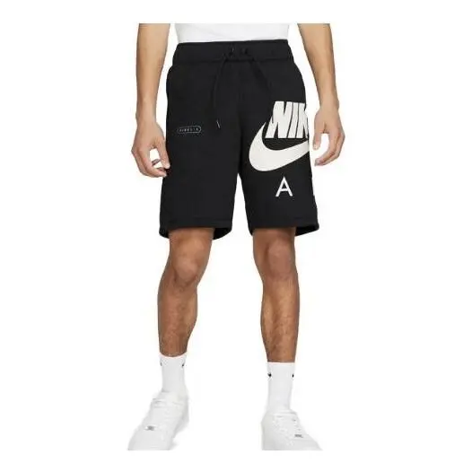 Nike Air French Terry Shorts - Black/white