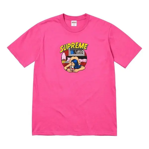 Supreme Bedroom T-shirt - Fuchsia