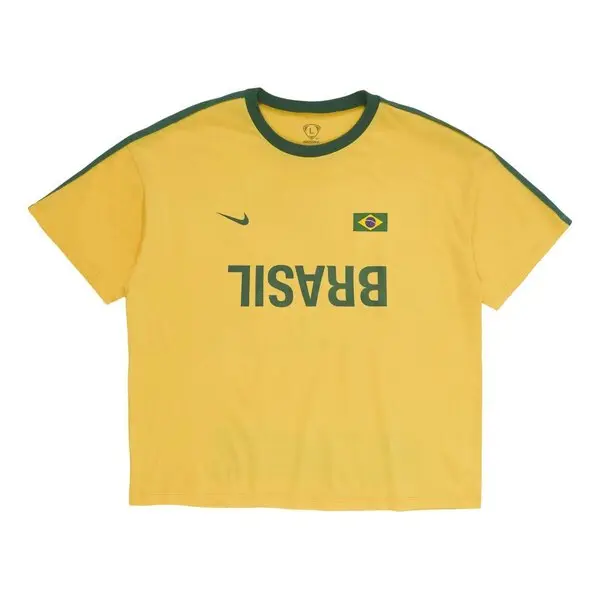 TRAVIS SCOTT X Nike Brasil Total 90 T-shirt - Yellow