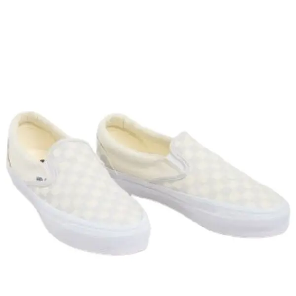 VANS Checkerboard Slip-on Sneakers - Checkerboard/lunar Rock Grey
