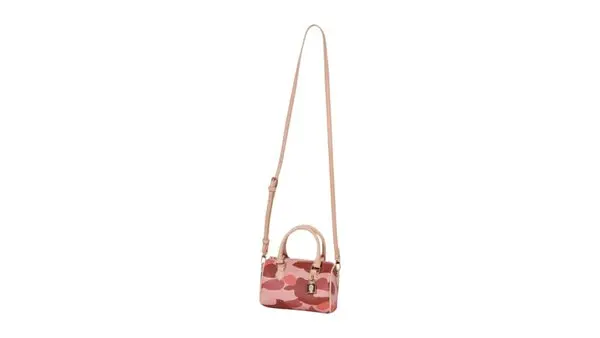 A BATHING APE 1st Camo Mini Shoulder Bag - Red