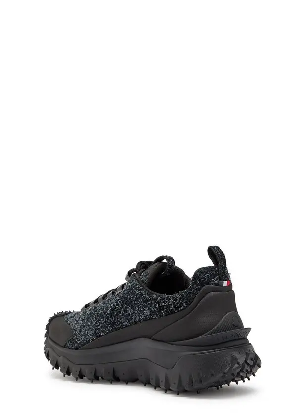 Moncler Trailgrip Apex Gtx Brushed Suede Sneakers - Blue