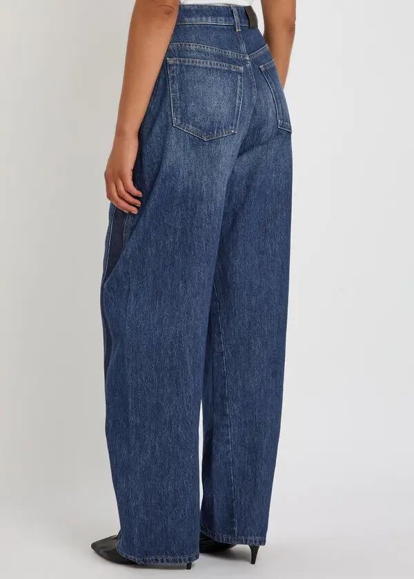 Givenchy Panelled Barrel-leg Jeans