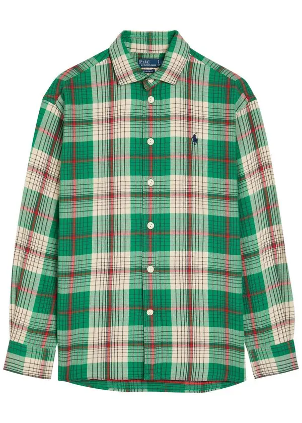 Polo Ralph Lauren Plaid Cotton Shirt - Green