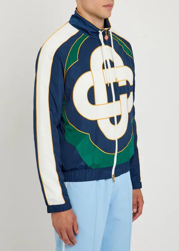 Casablanca Logo Colourblock Shell Jacket