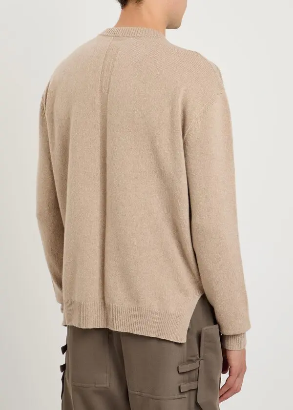 Rick Owens Cashmere And Wool-blend Jumper