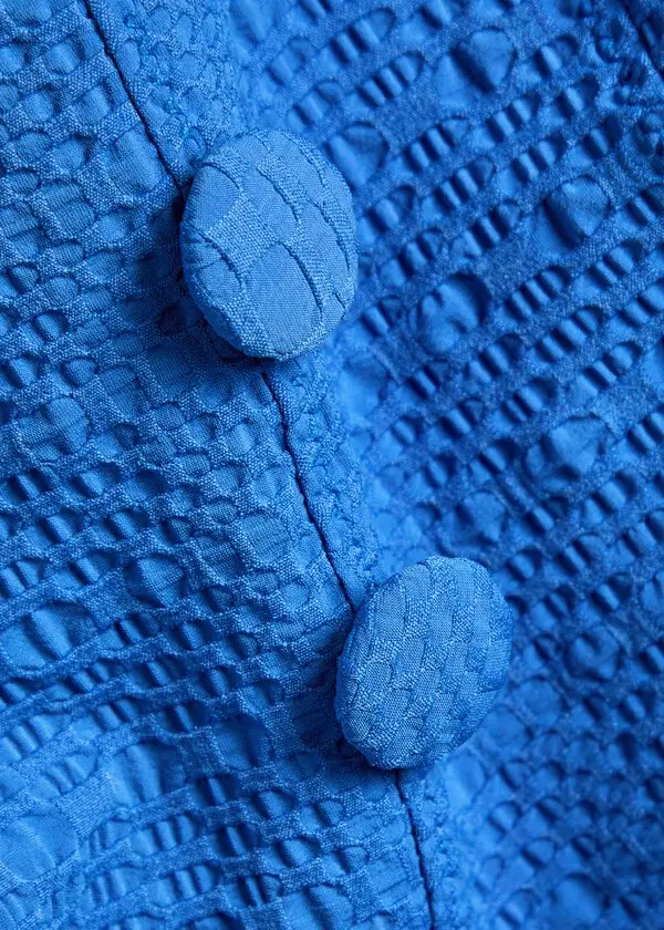 Lisa Marie Fernandez Textured Seersucker Bikini