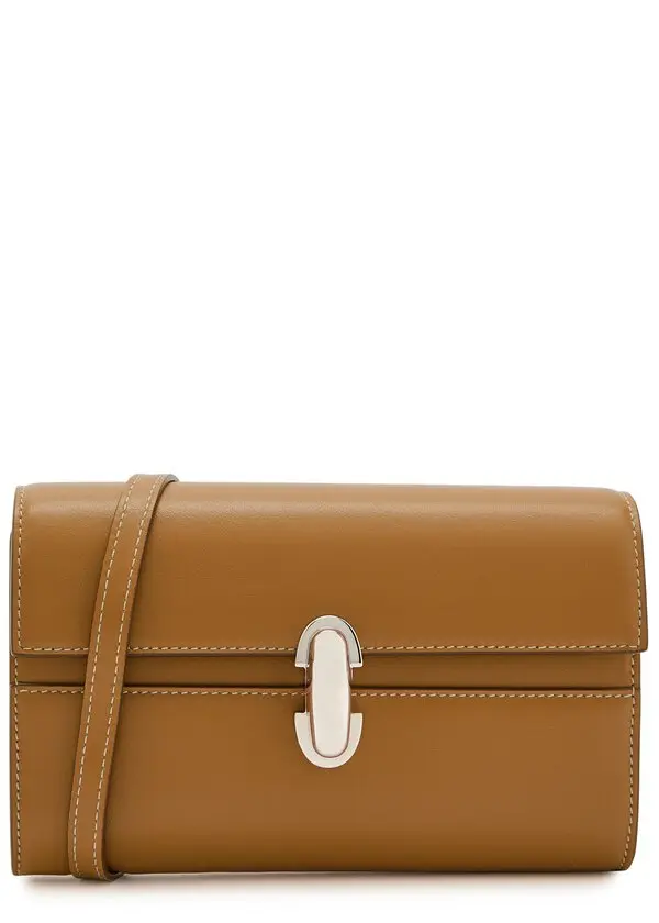 Savette Symmetry Leather Mini Bag - Tan