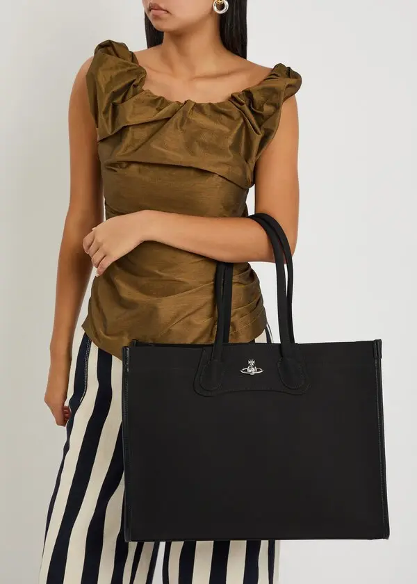 VIVIENNE WESTWOOD Troy Twill Tote Bag