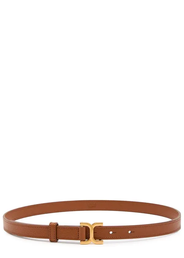Chloé Marcie Grained Leather Belt