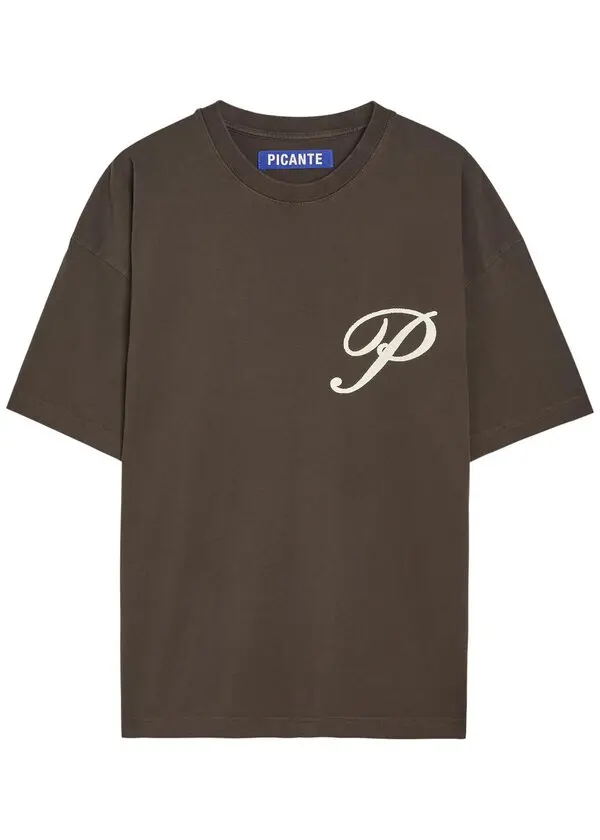 PICANTE Gallery Logo Cotton T-shirt