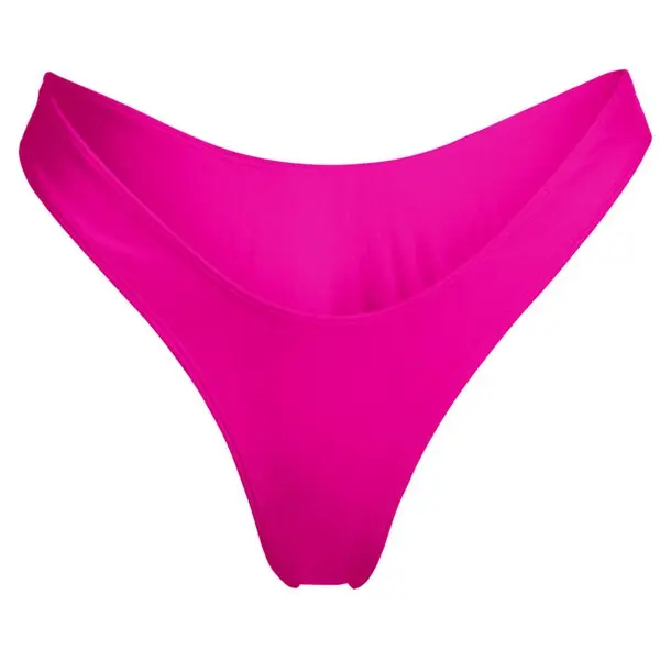 MINIMALE ANIMALE Wall Street Brief Bikini Bottom Grenada Hot - Pink