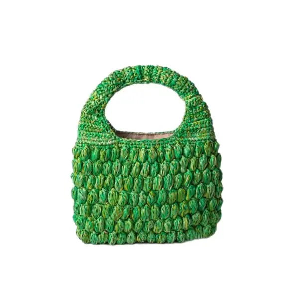 YUMI WEAVES Limited Mini Raffia Evening Handbag