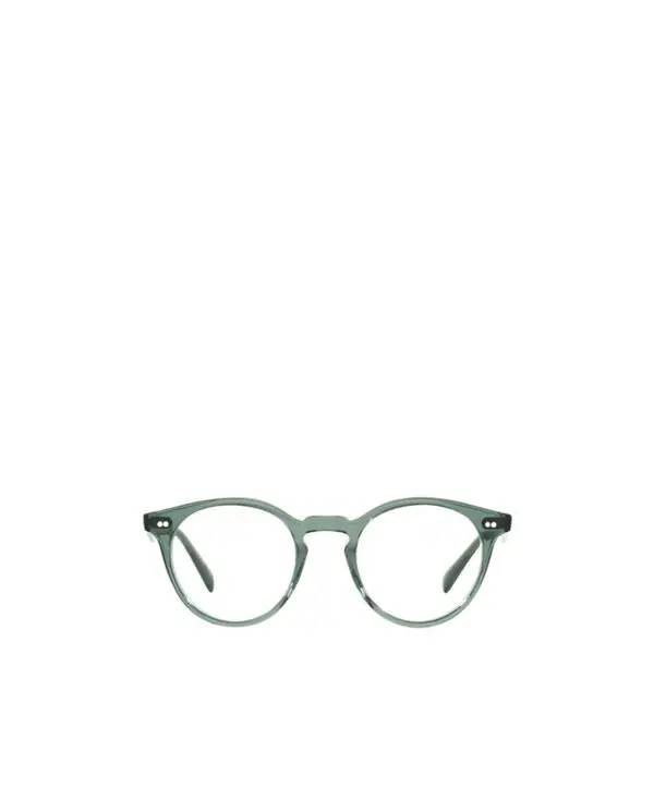 Oliver Spencer Round-frame Glasses - Green