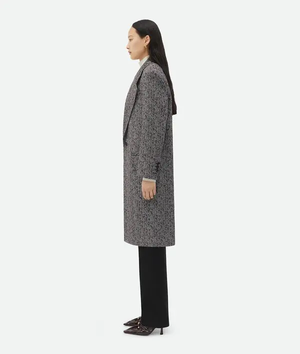 Bottega Veneta Lapel Long-sleeved Coat