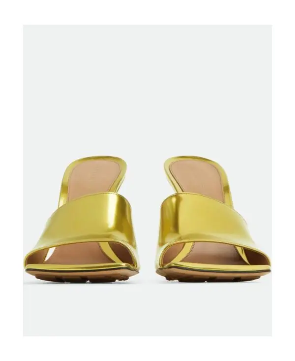 Bottega Veneta Stretch Open Toe Heeled Mules