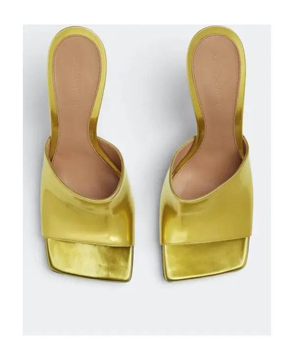 Bottega Veneta Stretch Open Toe Heeled Mules