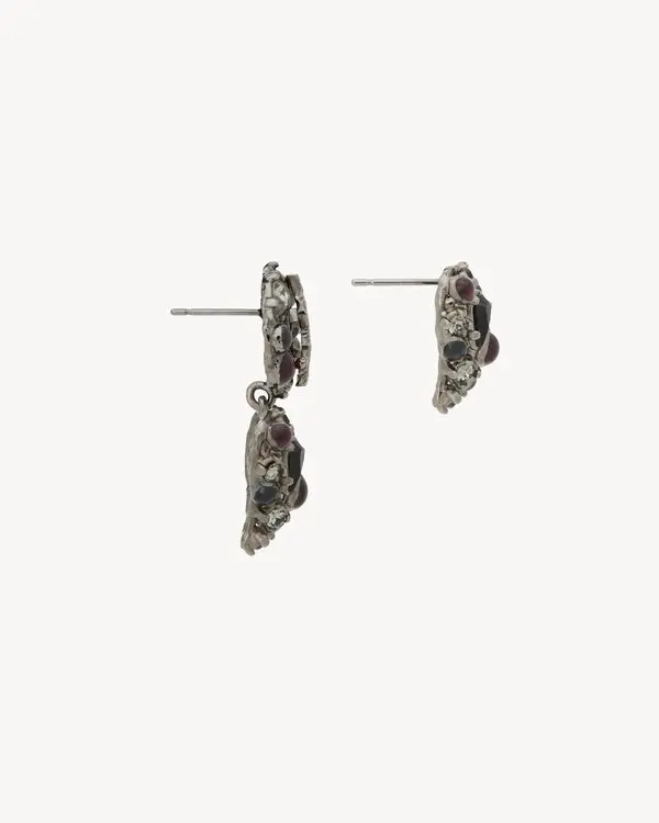 Saint Laurent Heart-shaped Earrings