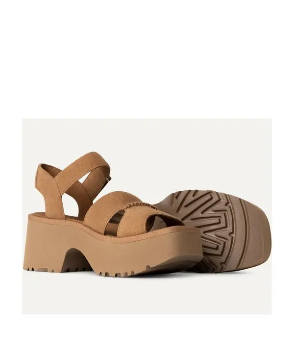 UGG Ankle Strap Wedge Sandals