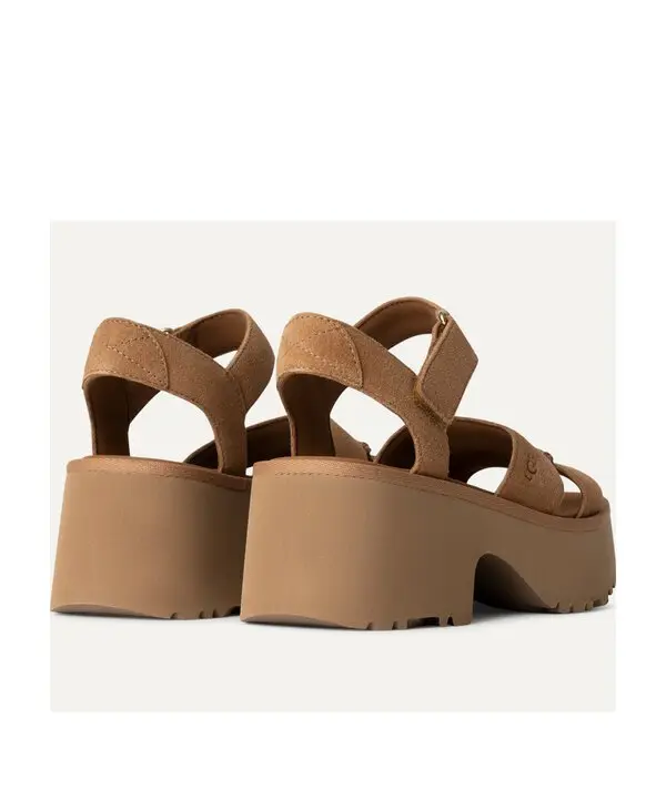 UGG Ankle Strap Wedge Sandals