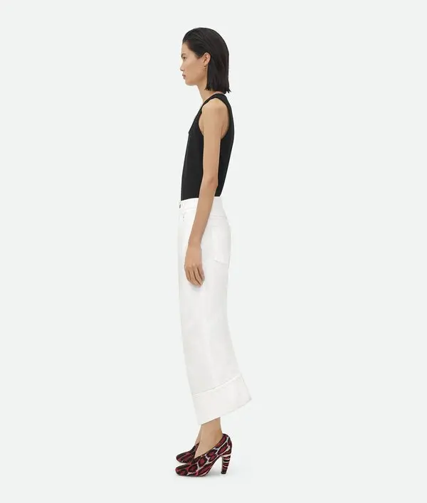 Bottega Veneta Curved Shape Denim Jeans