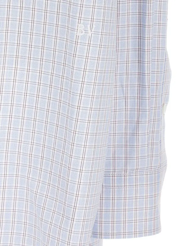 Bottega Veneta Checked Buttoned Shirt