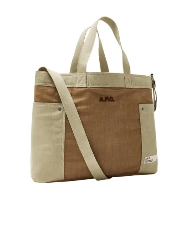 A.p.c. Jardin Logo-patch Tote Bag