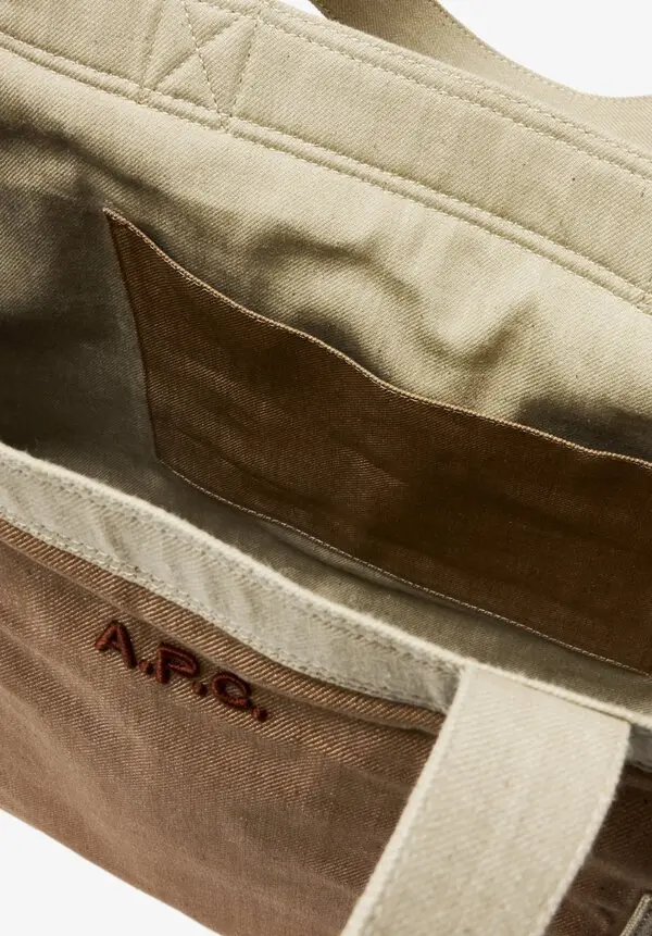 A.p.c. Jardin Logo-patch Tote Bag