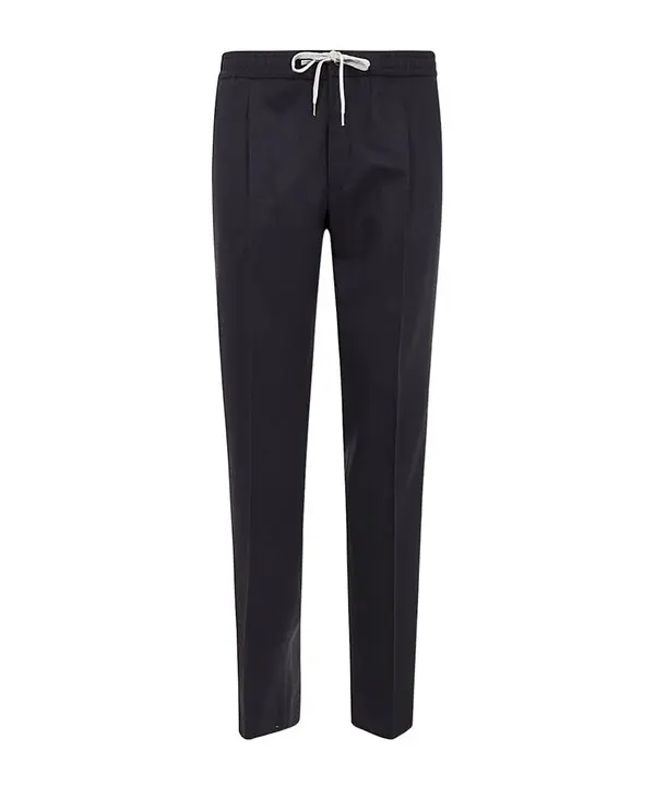 PT TORINO Drawstring Trousers - Black