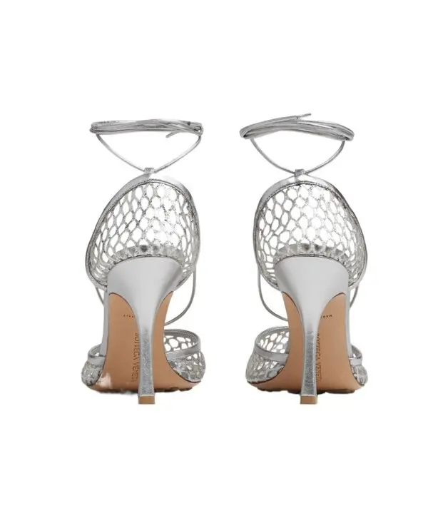 Bottega Veneta Stretch Metallized Mesh Pumps