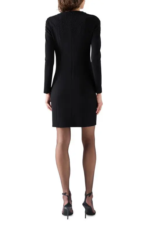 Akris Beaded Stretch Sheath Dress