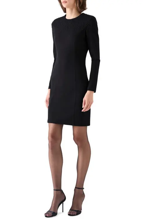 Akris Beaded Stretch Sheath Dress