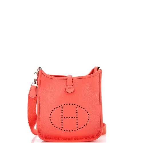 Hermès Evelyne Bag Gen Iii Clemence Tpm - Pink