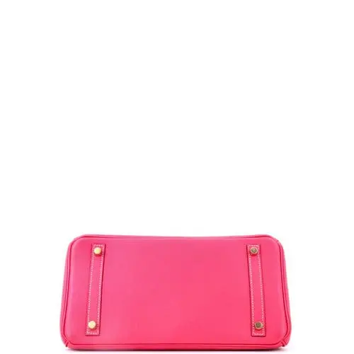 Hermès Birkin Handbag Epsom With Gold Hardware 30 - Pink