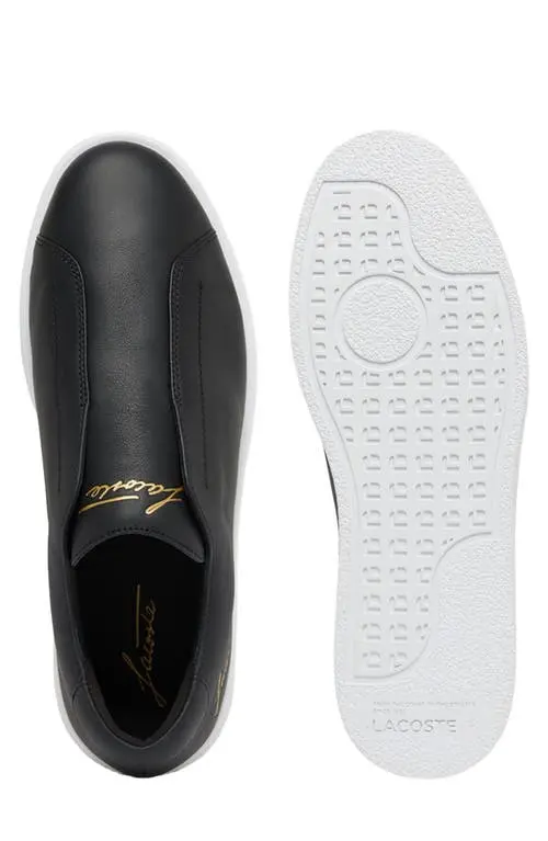 Lacoste Linecourt Slip-on Sneaker - Black/white
