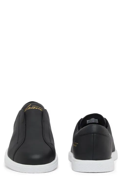 Lacoste Linecourt Slip-on Sneaker - Black/white
