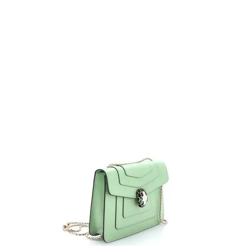 BVLGARI Serpenti Forever Square Shoulder Bag Leather Small