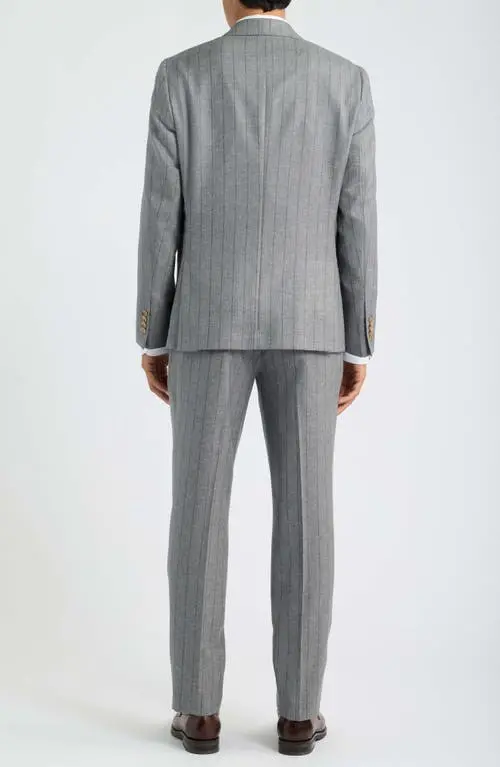 JACK VICTOR Irving Chalk Stripe Wool Suit