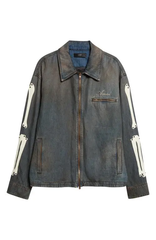 Amiri Bones Denim Jacket