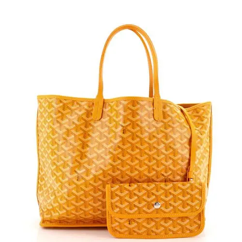 Goyard Anjou Reversible Tote Coated Canvas Pm - Yellow