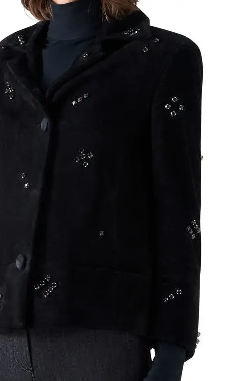 Akris Embellished Suede Jacket