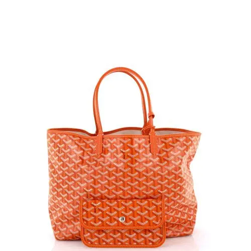 Goyard Saint Louis Tote Coated Canvas Pm - Orange
