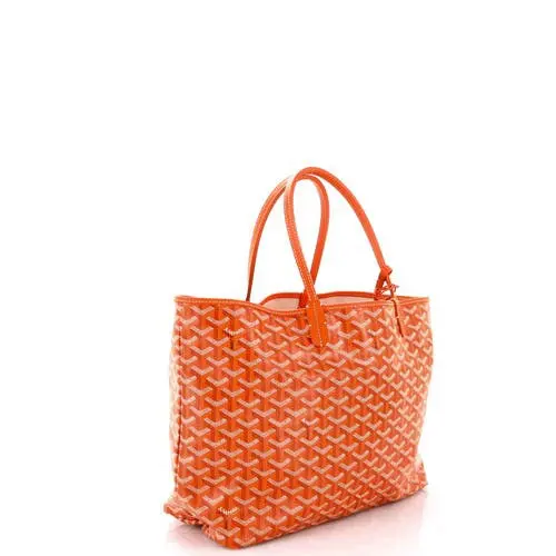 Goyard Saint Louis Tote Coated Canvas Pm - Orange